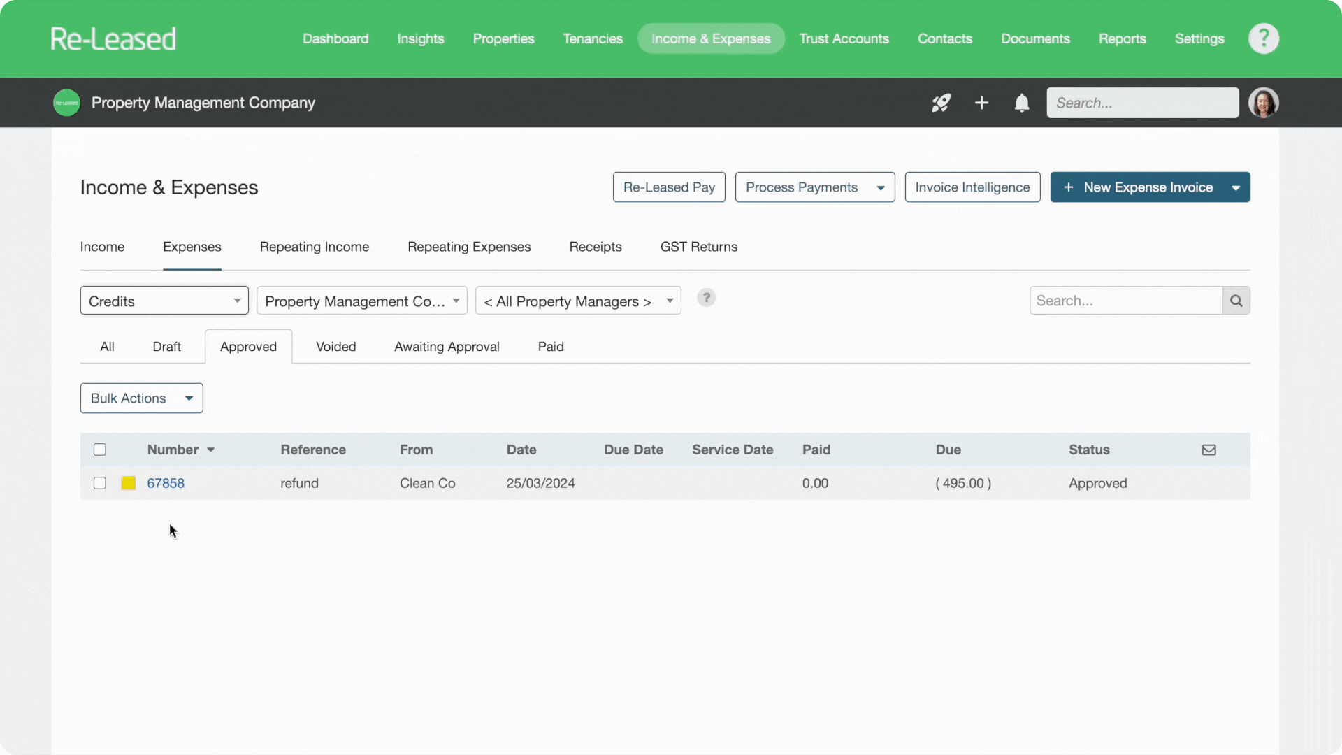 Processing a Refund from a Creditor/Supplier in a Client/Trust Account ...