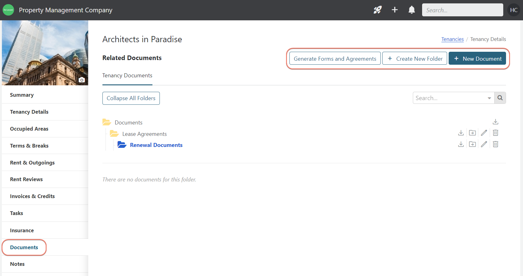 Adding Documents – Re-Leased Help