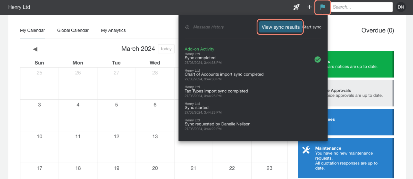 Managing Your Xero Sync Results – Re-Leased Help