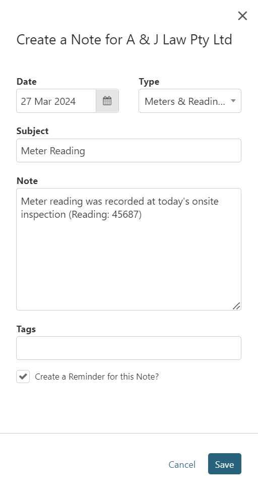 Adding New Notes – Re-Leased Help